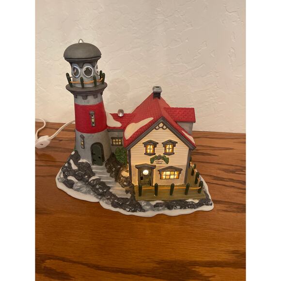 Department 56 lighthouse Christmas village